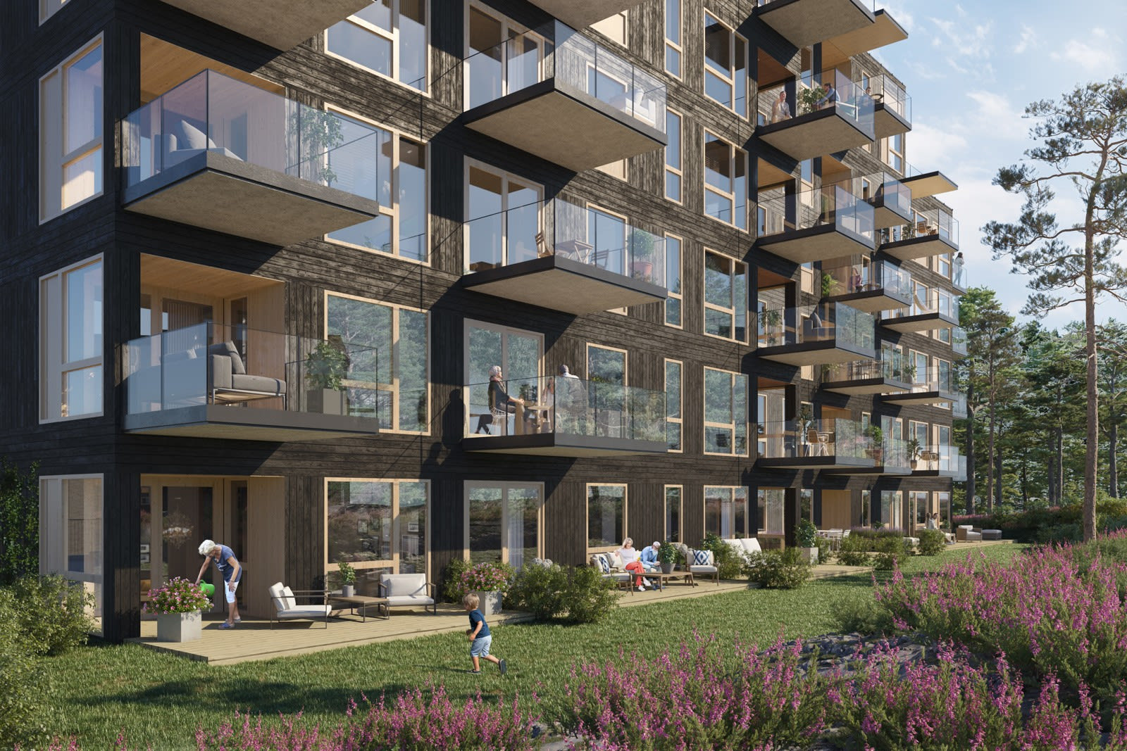 Furukrona – nye og moderne leiligheter tett på naturen og byen | OBOS